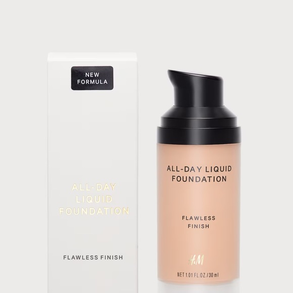 H&M | Makeup | Hm Allday Liquid Foundation Flawless Finish | Poshmark